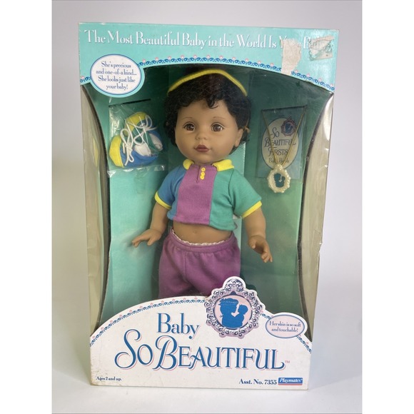Playmates Toys | Toys | Playmates 995 Nib Baby So Beautiful 13 Vinyl ...